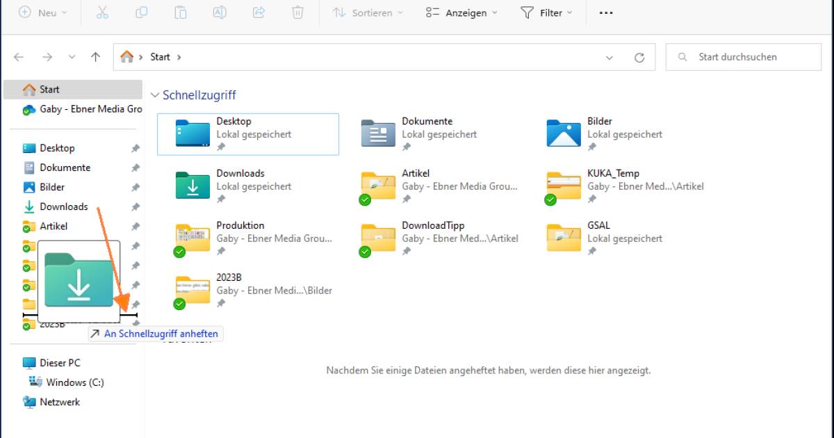 [gelöst] - System - Benutzerordner "Dokumente" nicht mehr im Schnellzugriff | Dr. Windows