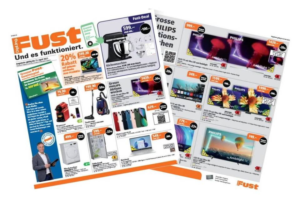 Fust-Flyer mit Hammer-Deals und Tiefpreisgarantie - pctipp.ch