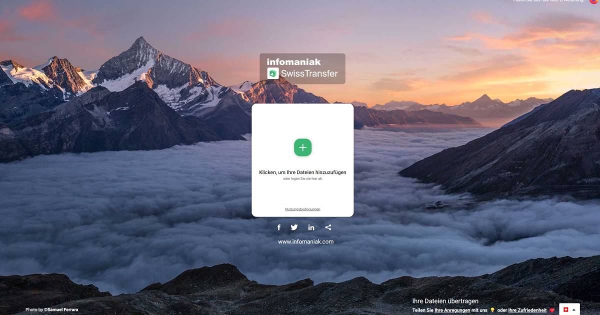 SwissTransfer: Gratis-Filesharing bis 50 GB - pctipp.ch
