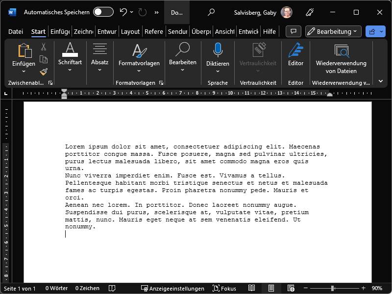 Excel & Word mit echtem Dunkelmodus - pctipp.ch