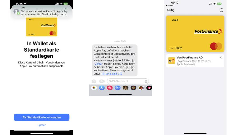 Wallet: PostFinance Card mit Apple Pay verwenden - pctipp.ch