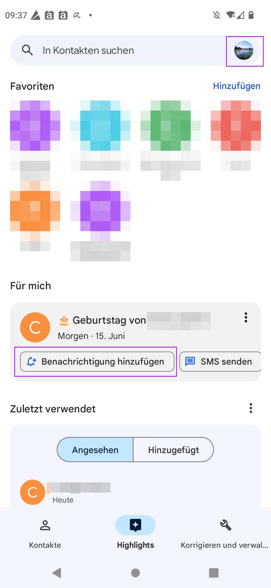 Kontakte-App: Geburtstags-Benachrichtigung erhalten – so gehts - pctipp.ch