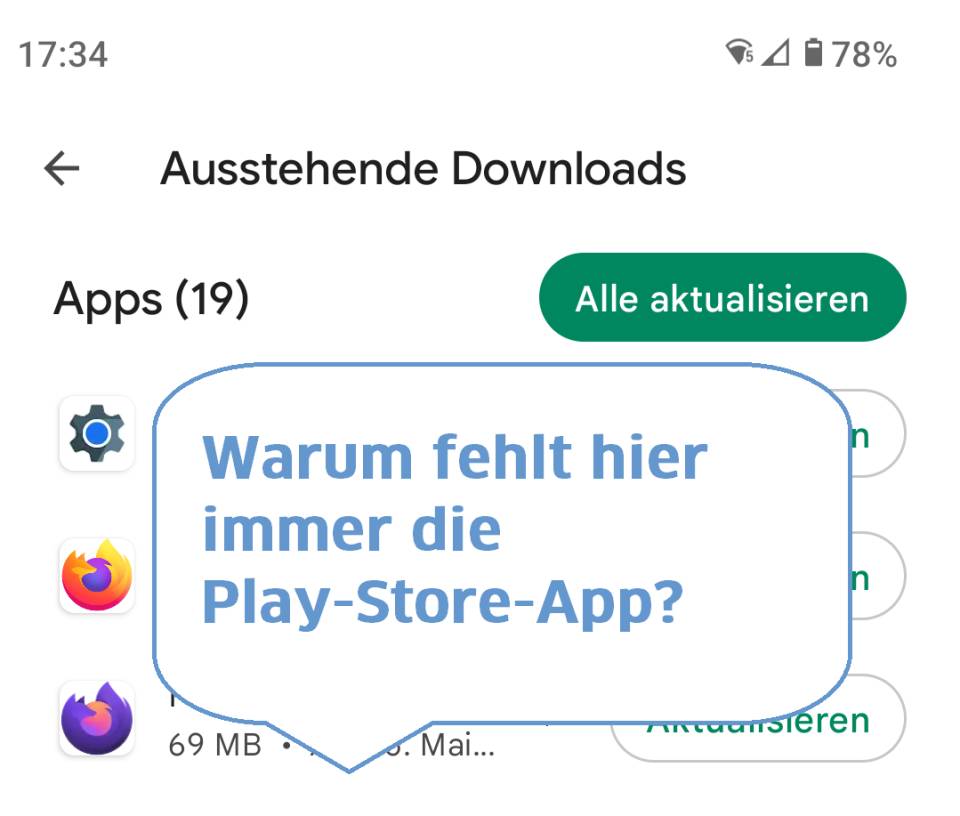 Android: Google Play Store aktualisieren - pctipp.ch