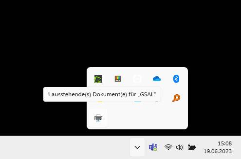 Schneller Zugriff auf die Druckerwarteschlange - pctipp.ch
