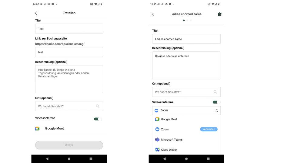 Doodle: Hauptkonferenz-Tool ändern – so gehts - pctipp.ch