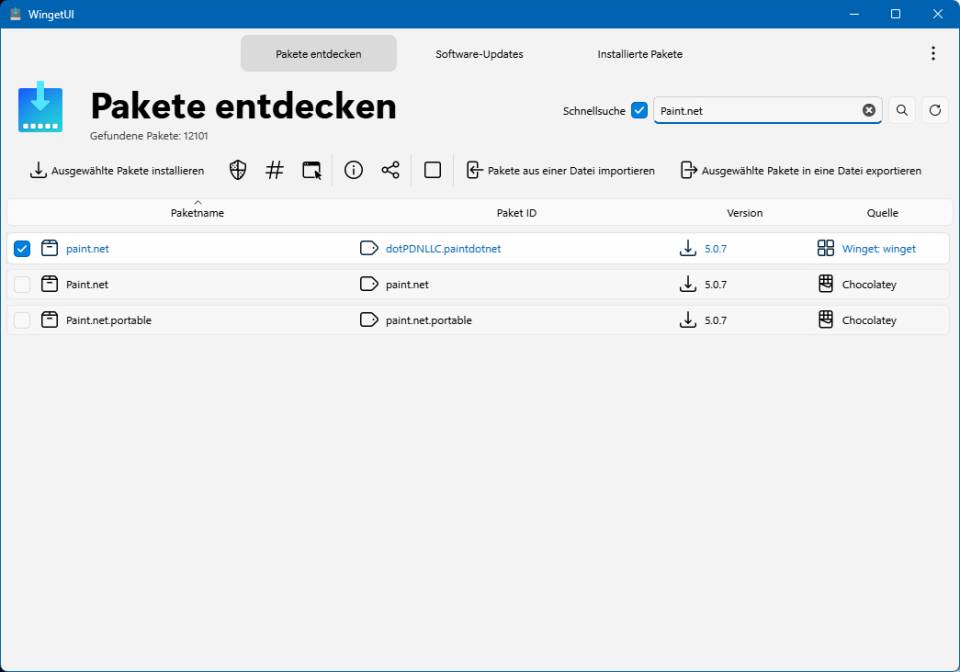 Tool der Woche: WinGetUI - pctipp.ch