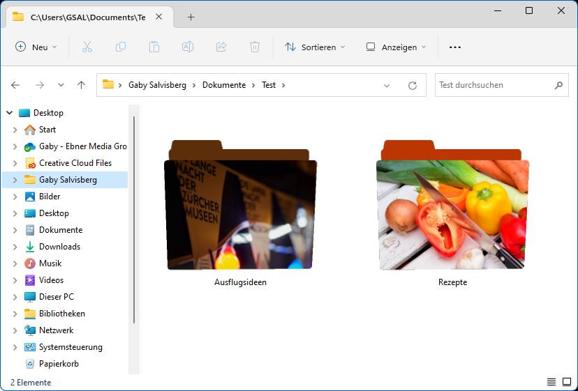 Windows & GIMP: Eigene Ordnerbilder kreieren - pctipp.ch