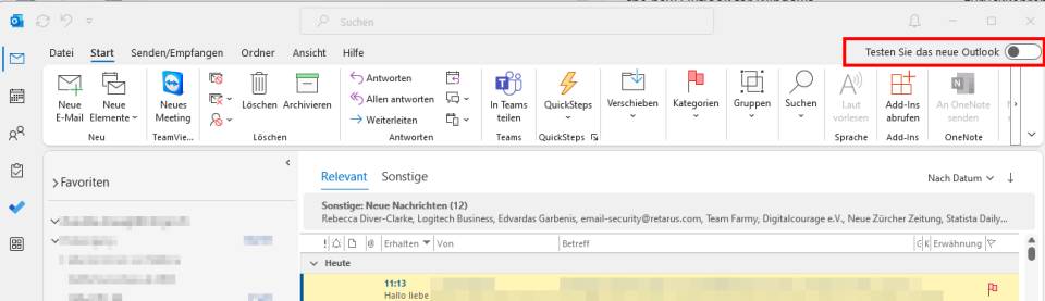 Microsoft will Windows-User automatisch zum neuen Outlook migrieren ... Microsoft will Windows-User automatisch zum neuen Outlook migrieren ...
