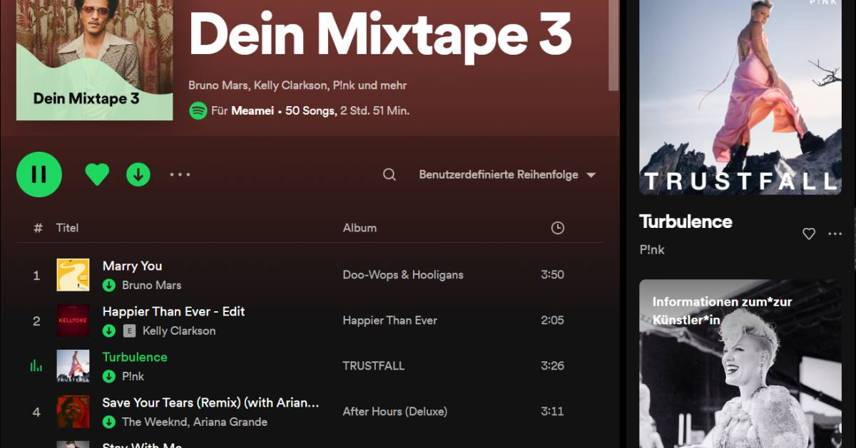 Spotify: Details zum aktuellen Titel anzeigen lassen - pctipp.ch