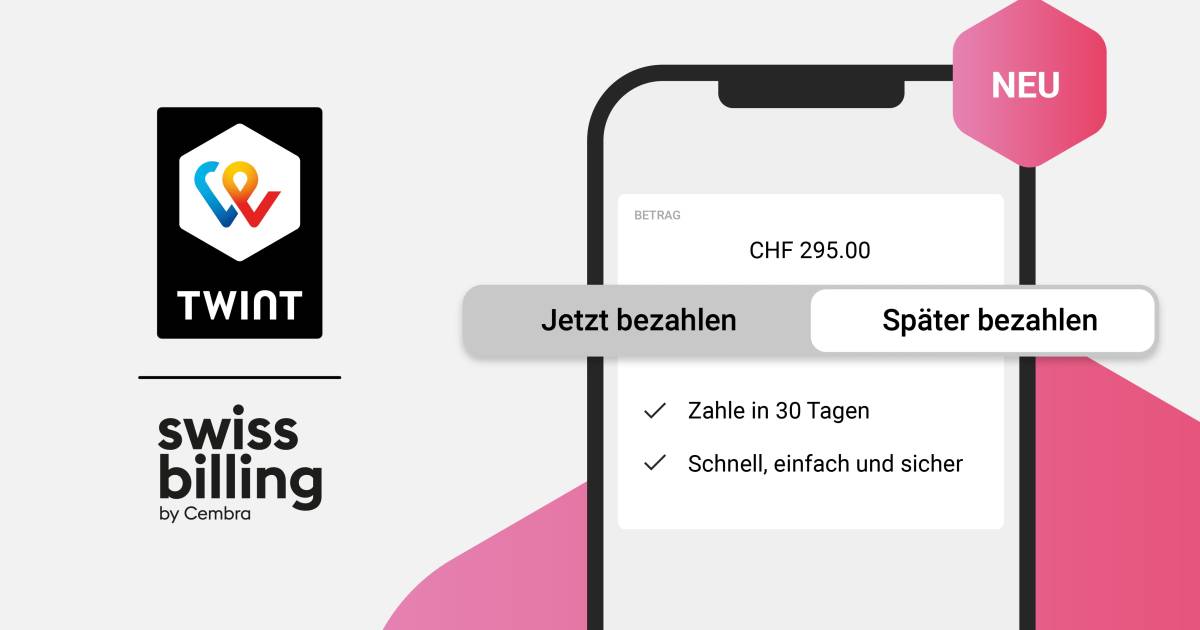Twint führt Funktion «Später bezahlen» ein - pctipp.ch