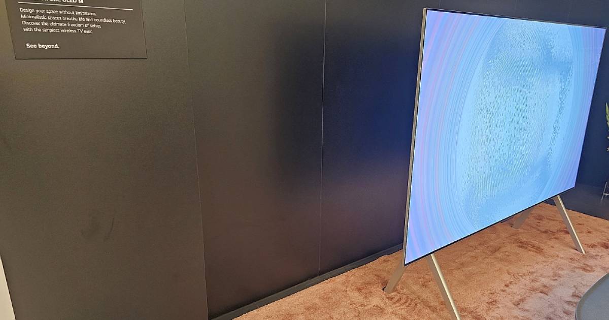 LG zeigt mit dem Signature OLED M einen (fast) kabellosen Highend-TV ...