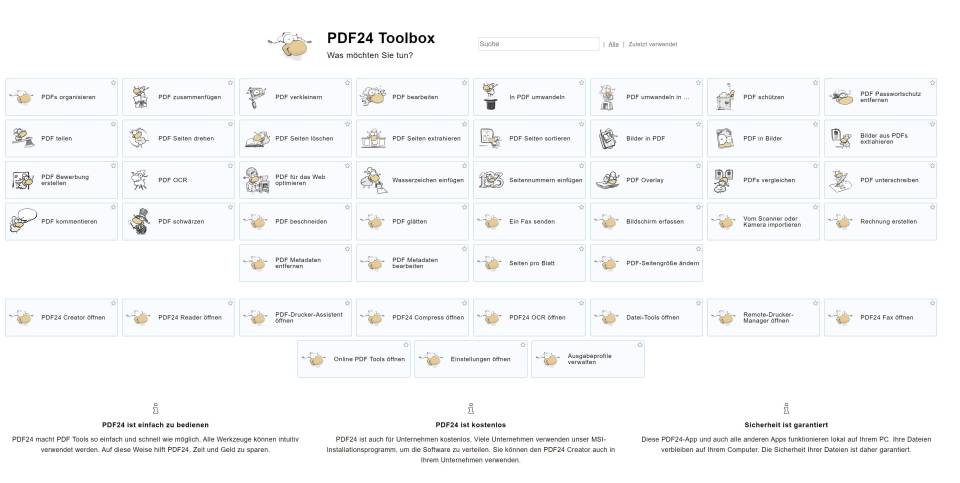 Tool-Tipp: PDF24 Creator - pctipp.ch