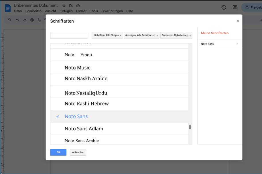 Google Docs: Schrift hinzufügen und Standardschrift ändern - pctipp.ch