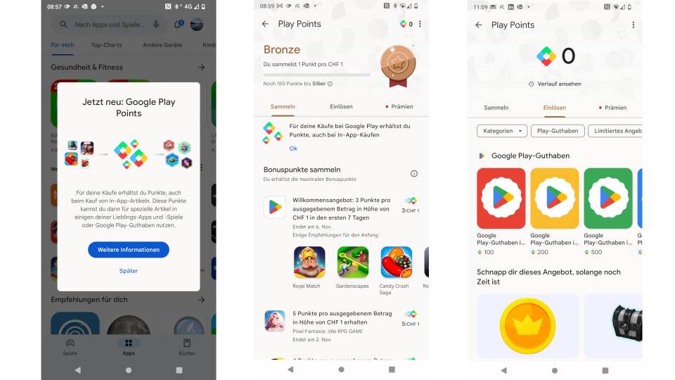 Play Store: Google Play Points jetzt verfügbar - pctipp.ch