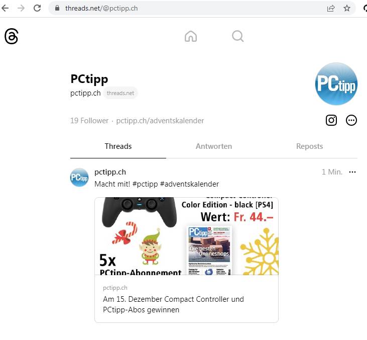 Kurznachrichtendienst Threads startet auch in der Schweiz und EU ...