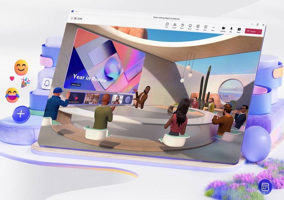 Teams-Meetings ab sofort im 3D-Ambiente - pctipp.ch Teams-Meetings ab sofort im 3D-Ambiente - pctipp.ch