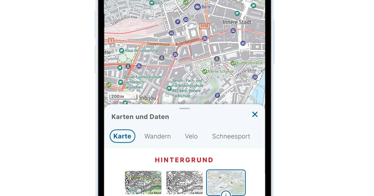Swisstopo bringt die interaktive «Base Map» - pctipp.ch