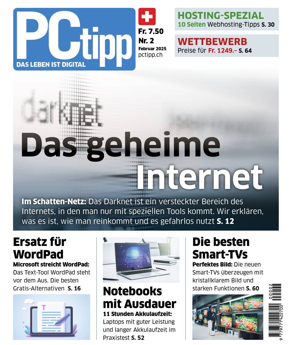 PCtipp 2/2025: mit diesen Themen ab dem 31. Januar 2025 am Kiosk ...