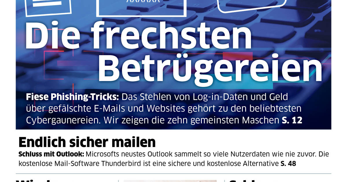 PCtipp 3/2025: mit diesen Themen ab dem 28. Februar 2025 am Kiosk ...