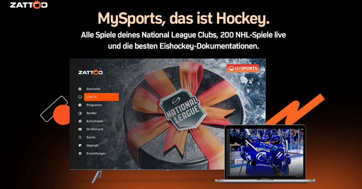 MySports jetzt als Pay-TV-Option bei Zattoo verfügbar - pctipp.ch