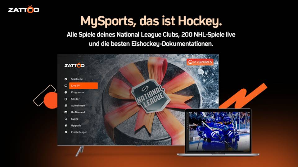 MySports jetzt als Pay-TV-Option bei Zattoo verfügbar - pctipp.ch