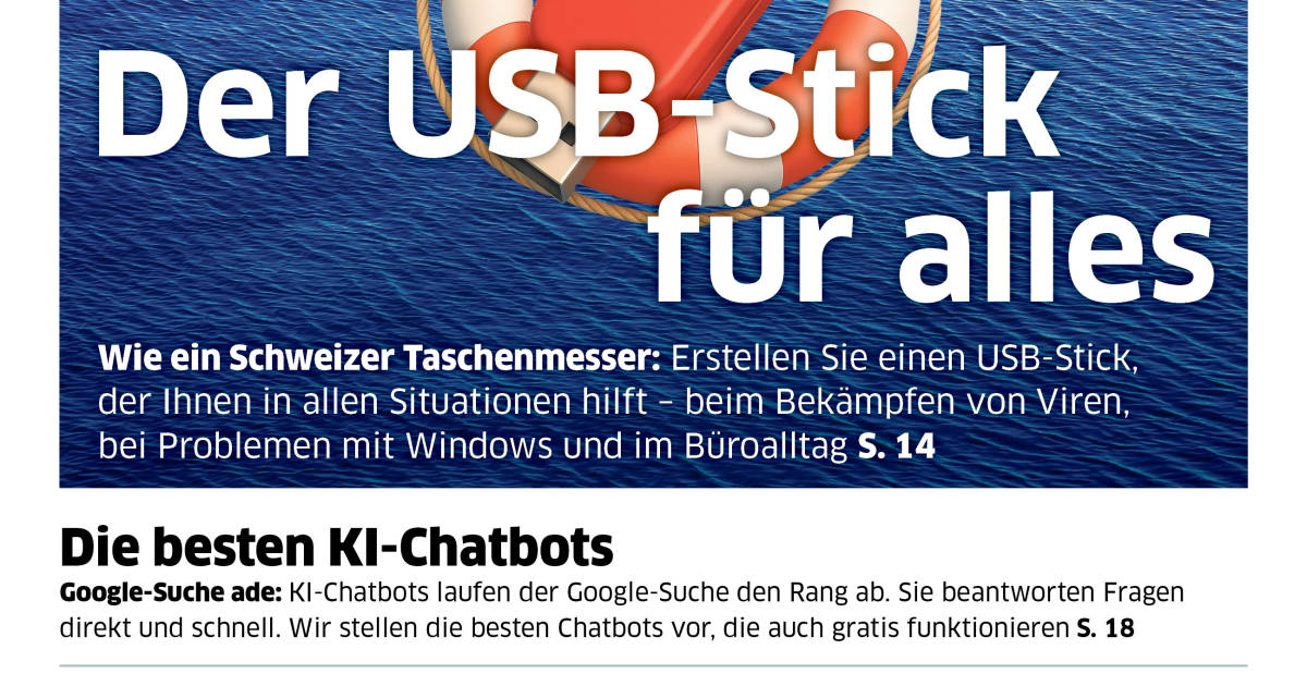 PCtipp 9/2025: mit diesen Themen ab dem 29. August 2025 am Kiosk erhältlich - pctipp.ch